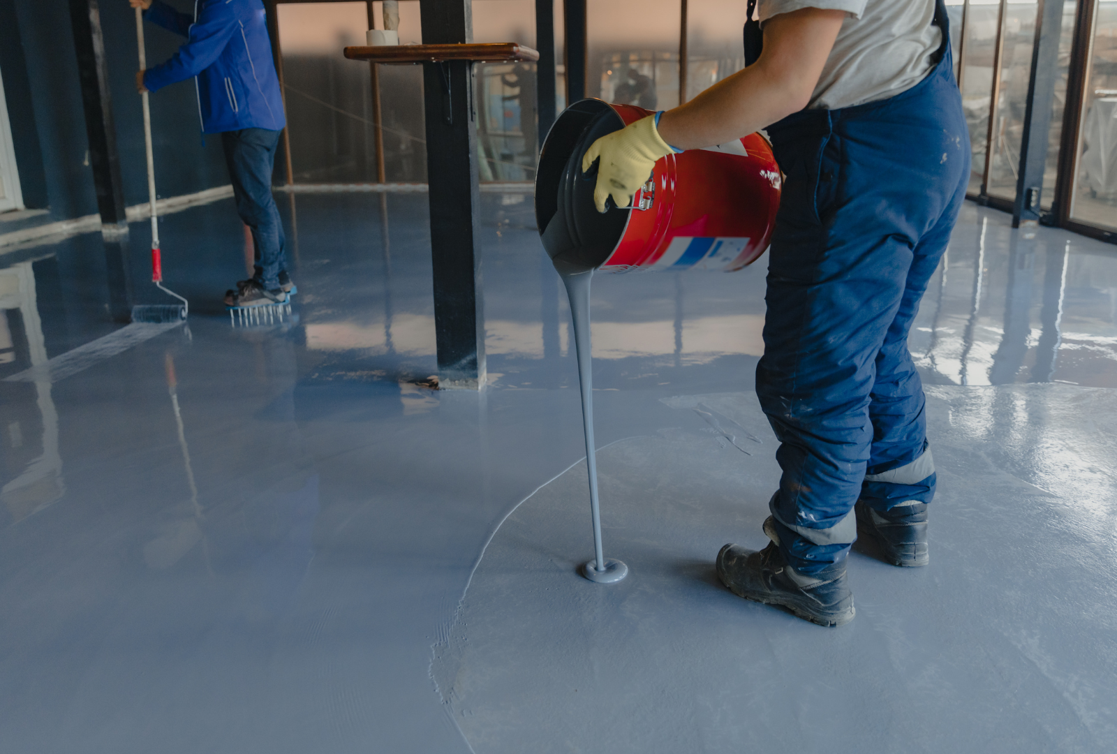 Plancher autonivelant – Travaux de béton